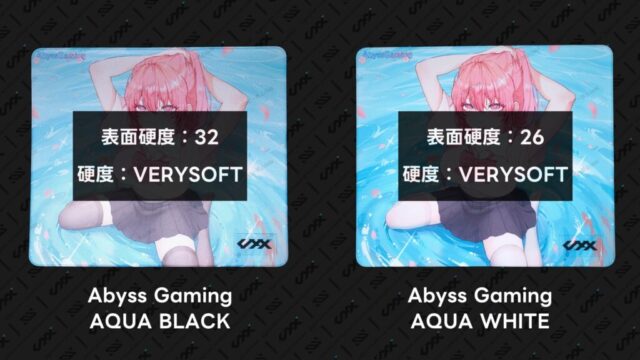 Abyss Gaming AQUA BLACK and Abyss Gaming AQUA WHITE ゲーミングマウスパッド レビュー – Gear MetriX