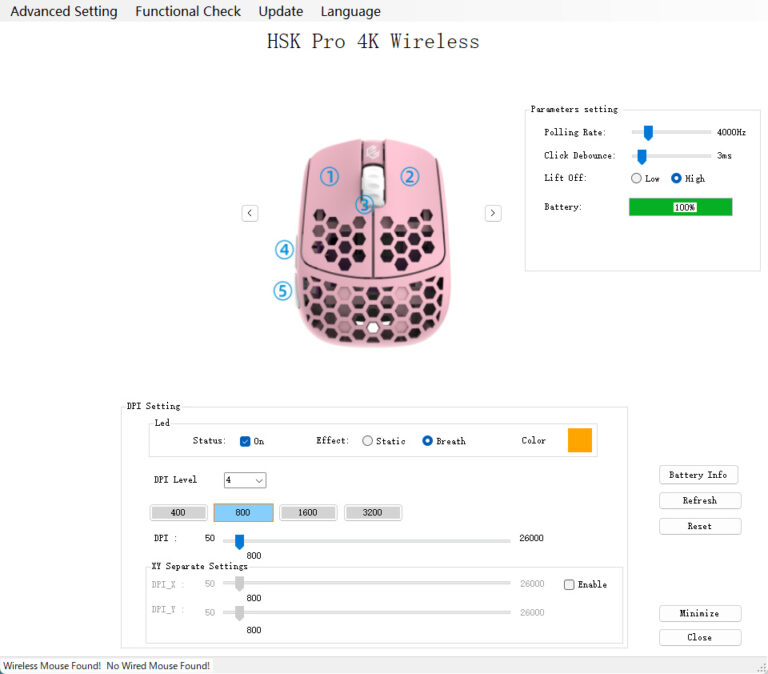 レビュー G-WOLVES HSK PRO 4K ワイヤレスゲーミングマウス – Gear MetriX