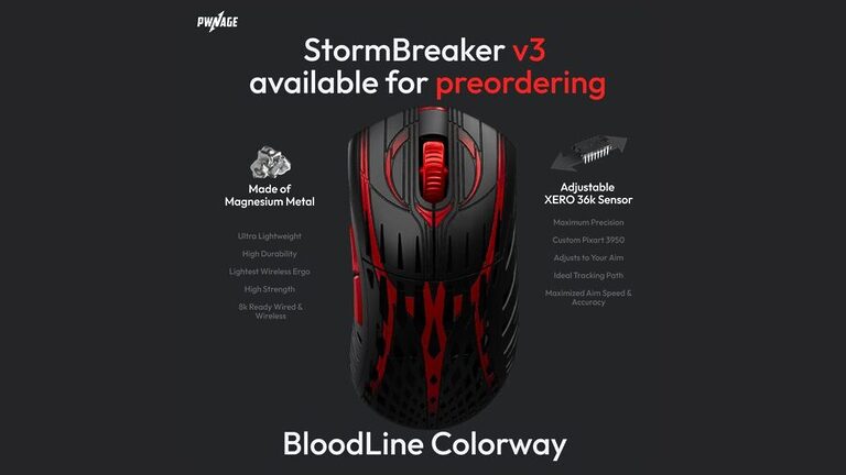 【新製品】PWNAGE StormBreakerの最新モデルStormBreaker V3 BLOODLINEが注文受付開始 – Gear MetriX